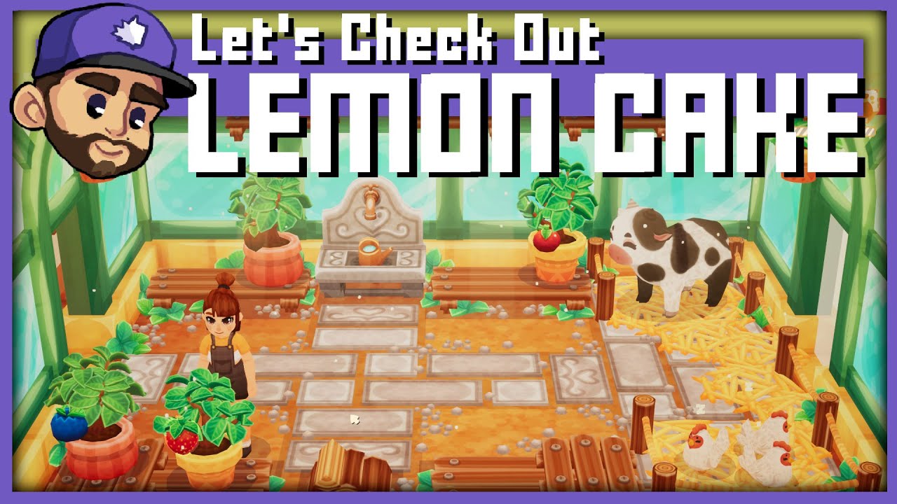 ADORABLE BAKING SIMULATOR | Let's Check Out: LEMON CAKE - YouTube