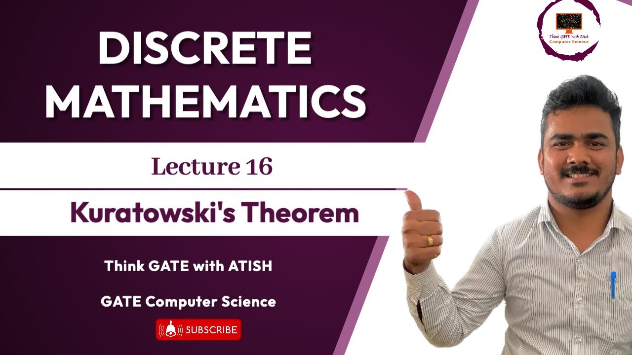 Lecture 16: Kuratowski's Theorem - YouTube