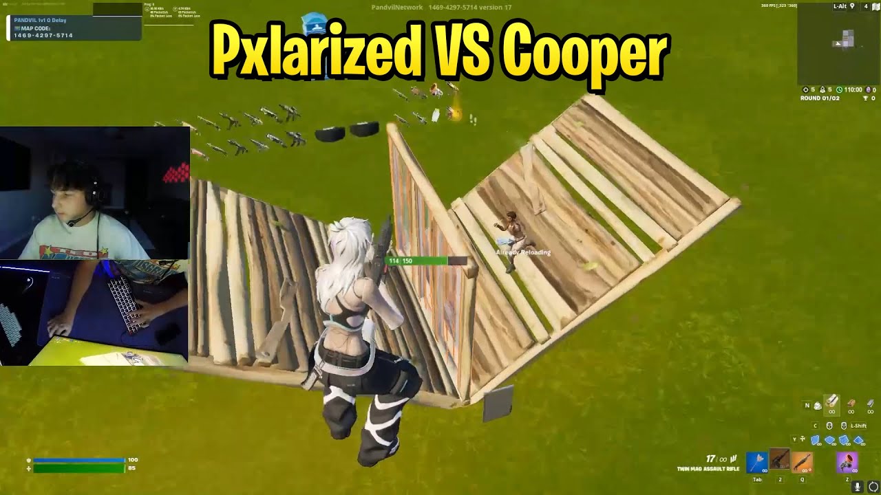 Pxlarized VS Cooper 1v1 Buildfights - YouTube