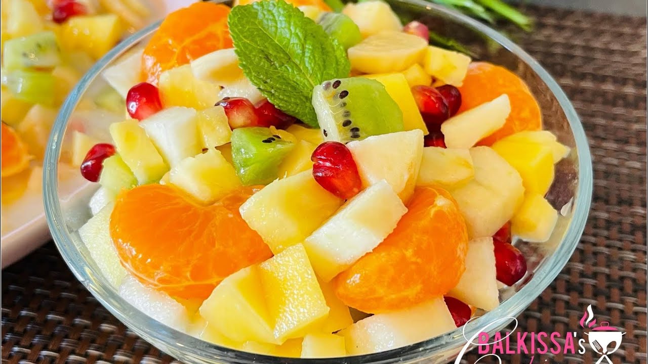Salade de fruits au lait de coco - YouTube
