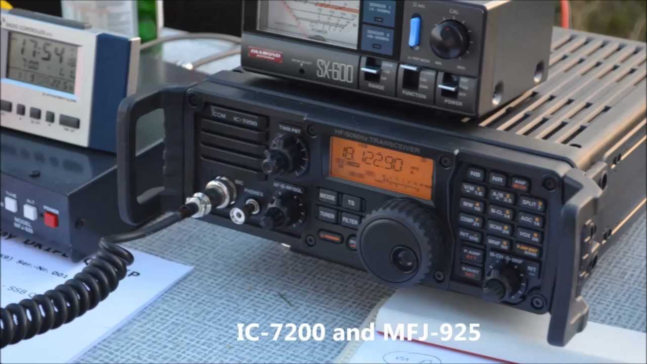 ICOM IC-7200 during IARU Region 1 SSB Fieldday on 2012.09.01 - YouTube
