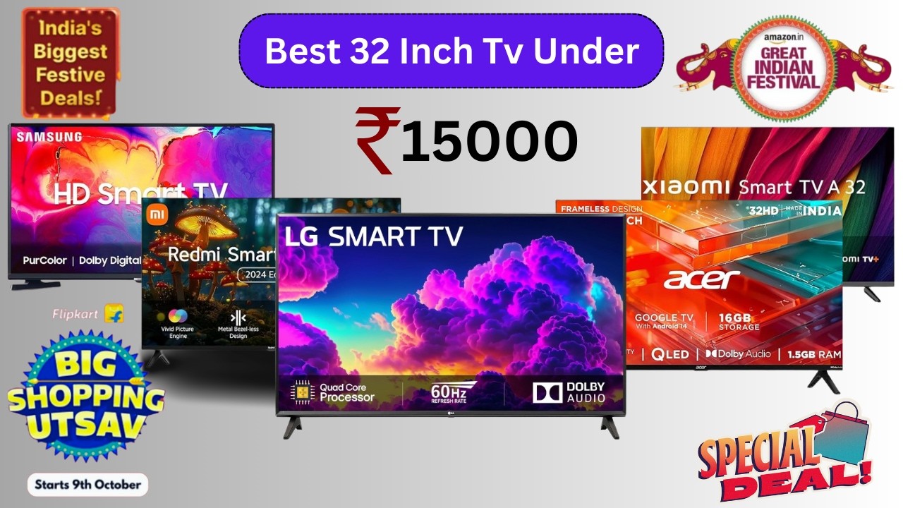 5 Best Smart TVs Under ₹15,000 – Best Deals for 2024! You Can't Miss! 🤔 ...