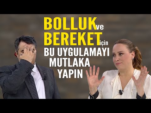 Canlı yayında Bolluk ve Bereketi artırmanın yollarını gösterdi!