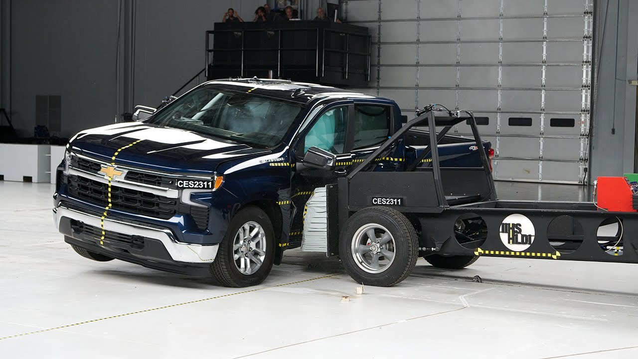 2023 Chevrolet Silverado 1500 crew cab updated side IIHS crash test ...