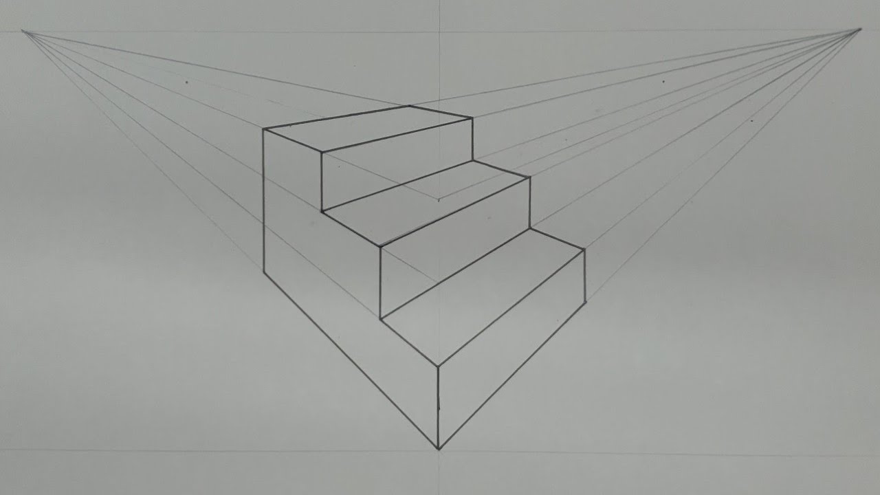TECHNICAL DRAWING (Two Point Perspective) - YouTube