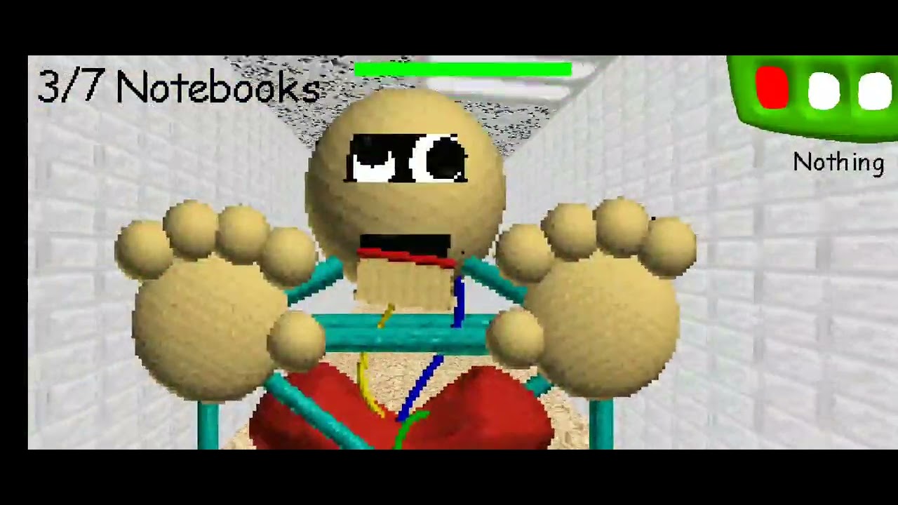 Playing Baldis Basics Youtube
