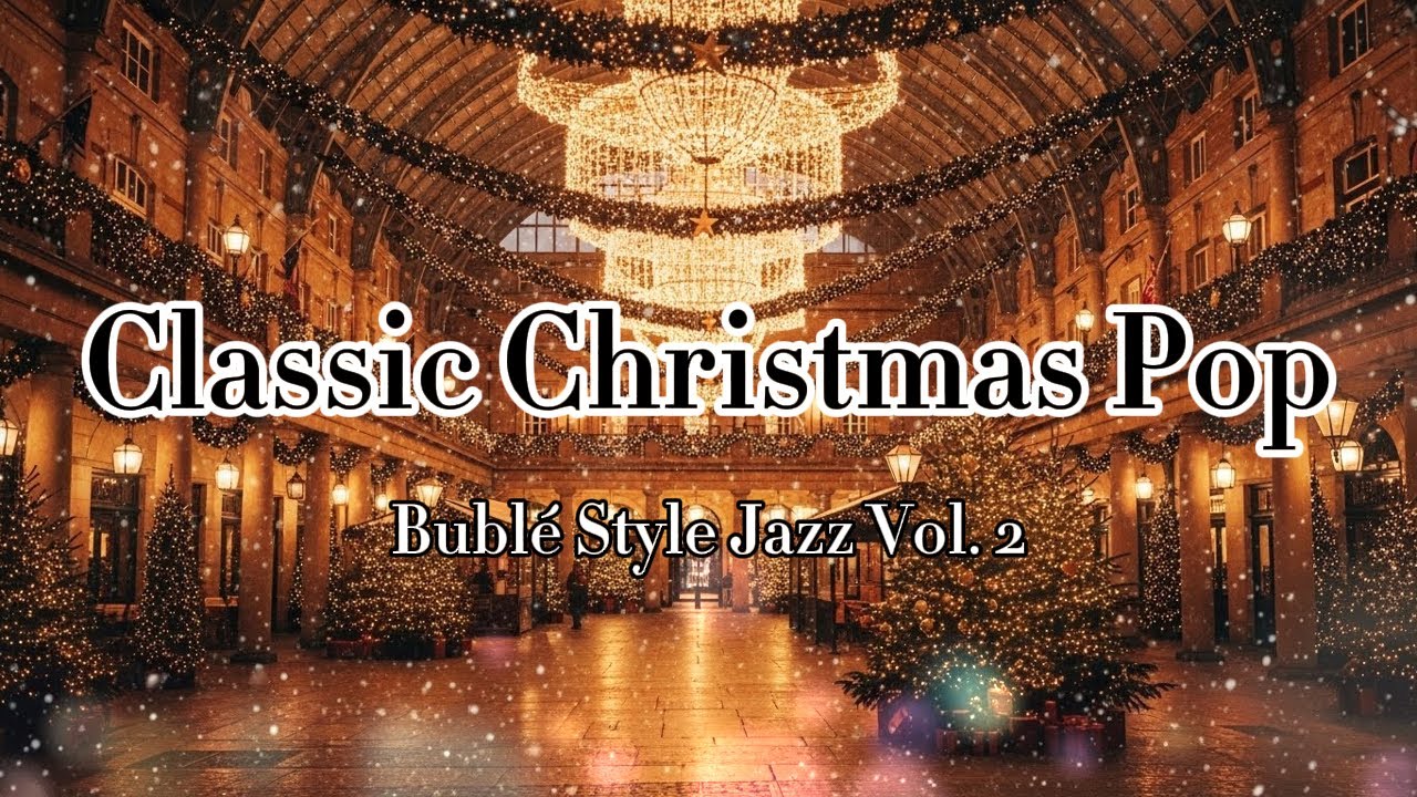 Upbeat Christmas Songs Vol. 2 🎄 Michael Bublé Style Pop & Jazz 🥂 Happy ...