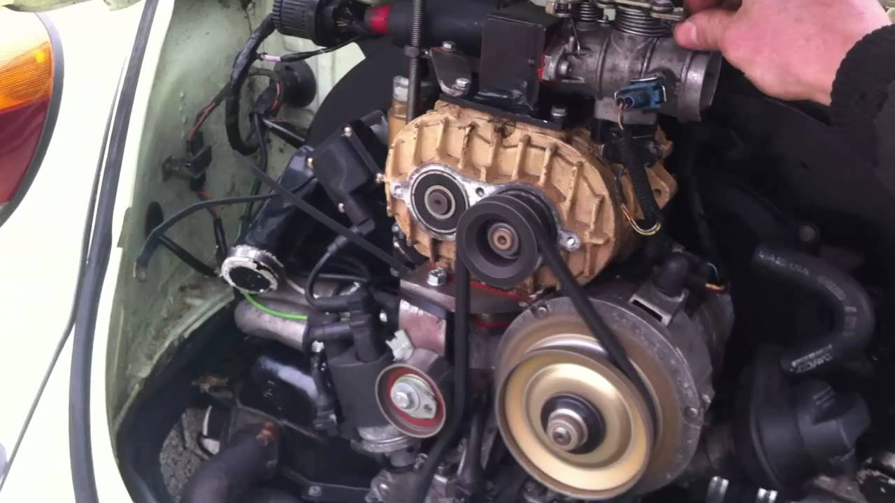 VW Käfer Roots Kompressor 1835ccm Motor Adaptronic Motor Tests - YouTube