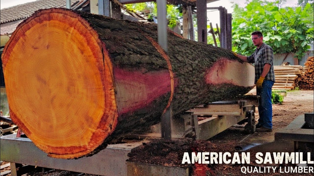 Inside America's Fastest Sawmill | From GIANT Logs to Flawless Lumber ...