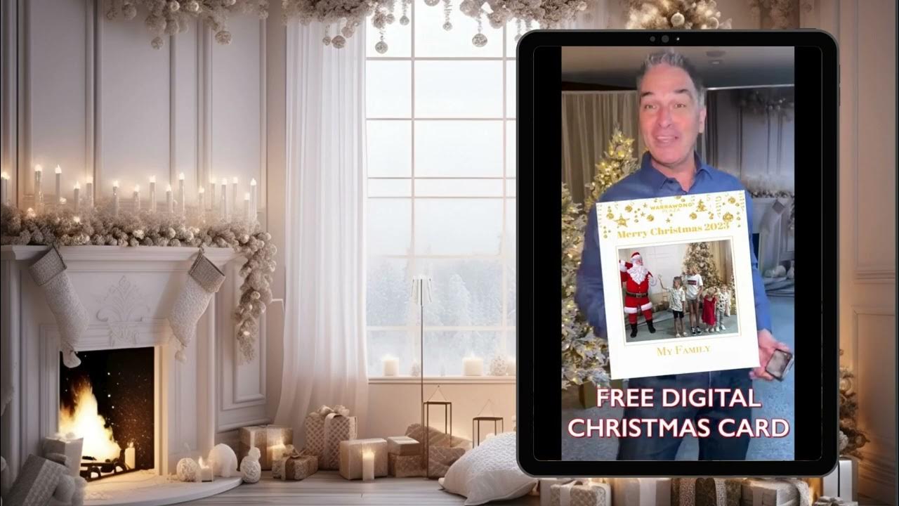 Augmented Reality (AR) Christmas card - YouTube