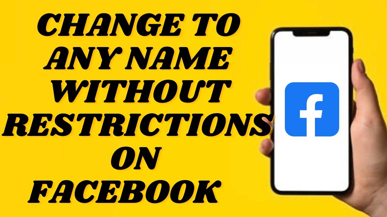 How To Change To Any Name Without Restrictions On Facebook | Simple ...