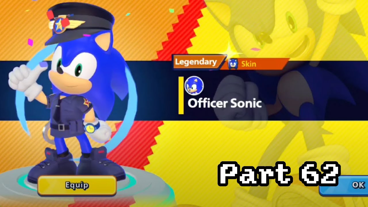 Officer Sonic Gameplay Showcase! / Sonic Rumble: Let's Play! / Part 62 ...