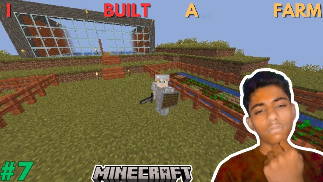 Very Beautiful Farm | Minecraft Survival Gameplay#7 - YouTube