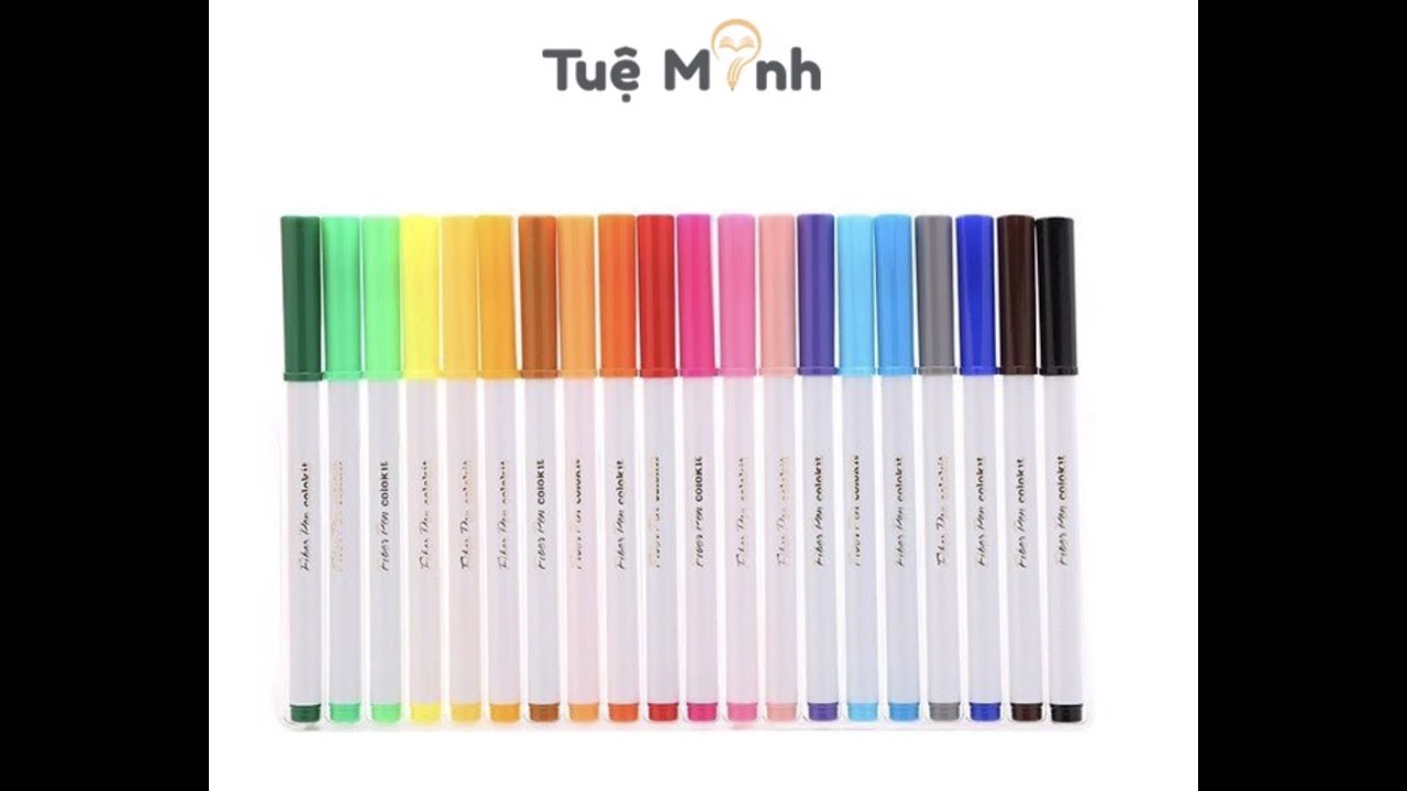 Fiber Pen 20 màu Colokit FP-C03 -TUỆ MINH Bullet Journal - YouTube