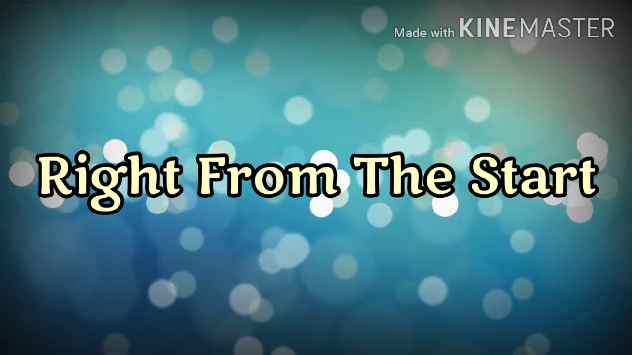 Right From The Start (FanFictionPresents)#SharTin - YouTube