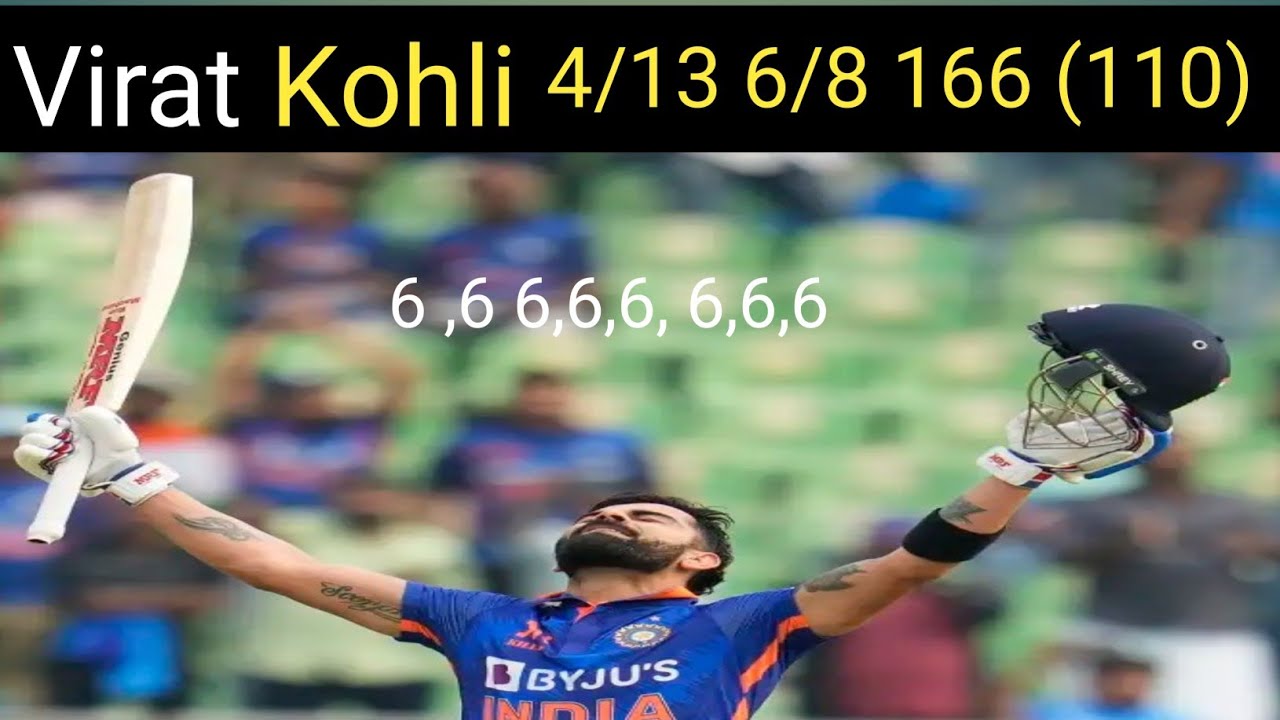 # Virat Kohli best 166 run #t #tsports #trender #south - YouTube