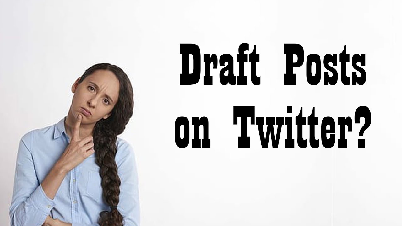 How to Save and Use Draft Posts on #Twitter - YouTube