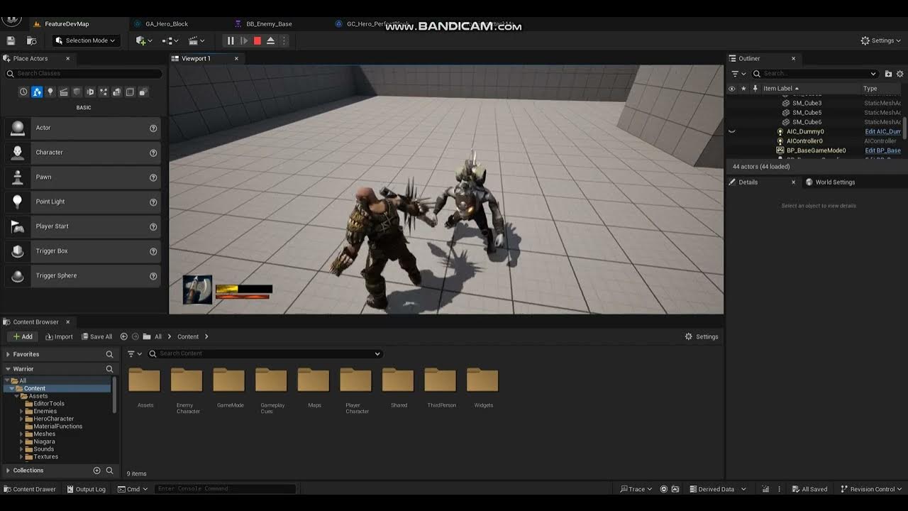 Unreal Engine 5 - Character Rolling(a.k.a Dodge), Hit React, Blocking and Counter Attack(Parry ...