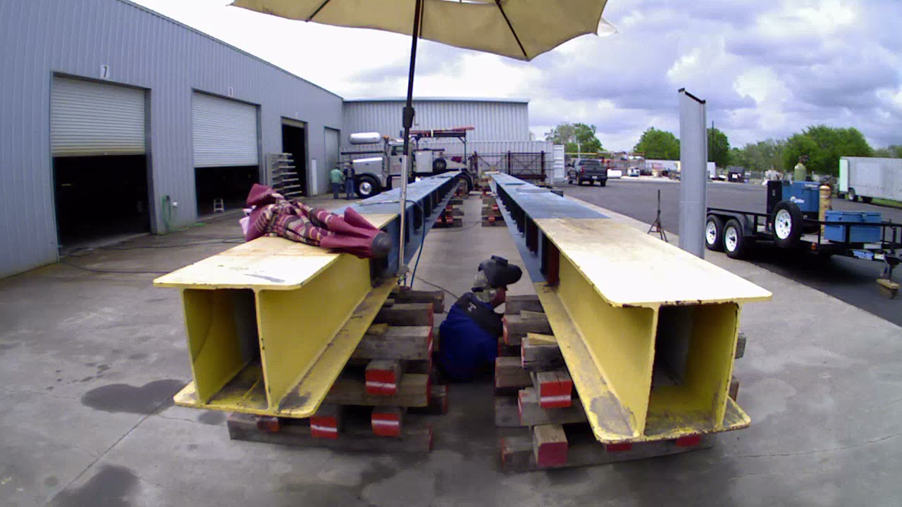 Custom House Lifting Beams Manufactured - YouTube
