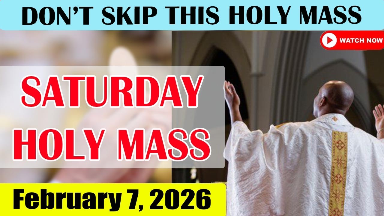 Catholic Mass Today | Daily TV Mass, Saturday February 7, 2026 - YouTube