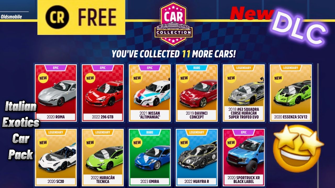 italian Exotics Cars Pack | Forza Horizon 5- Update Italian Automotive ...