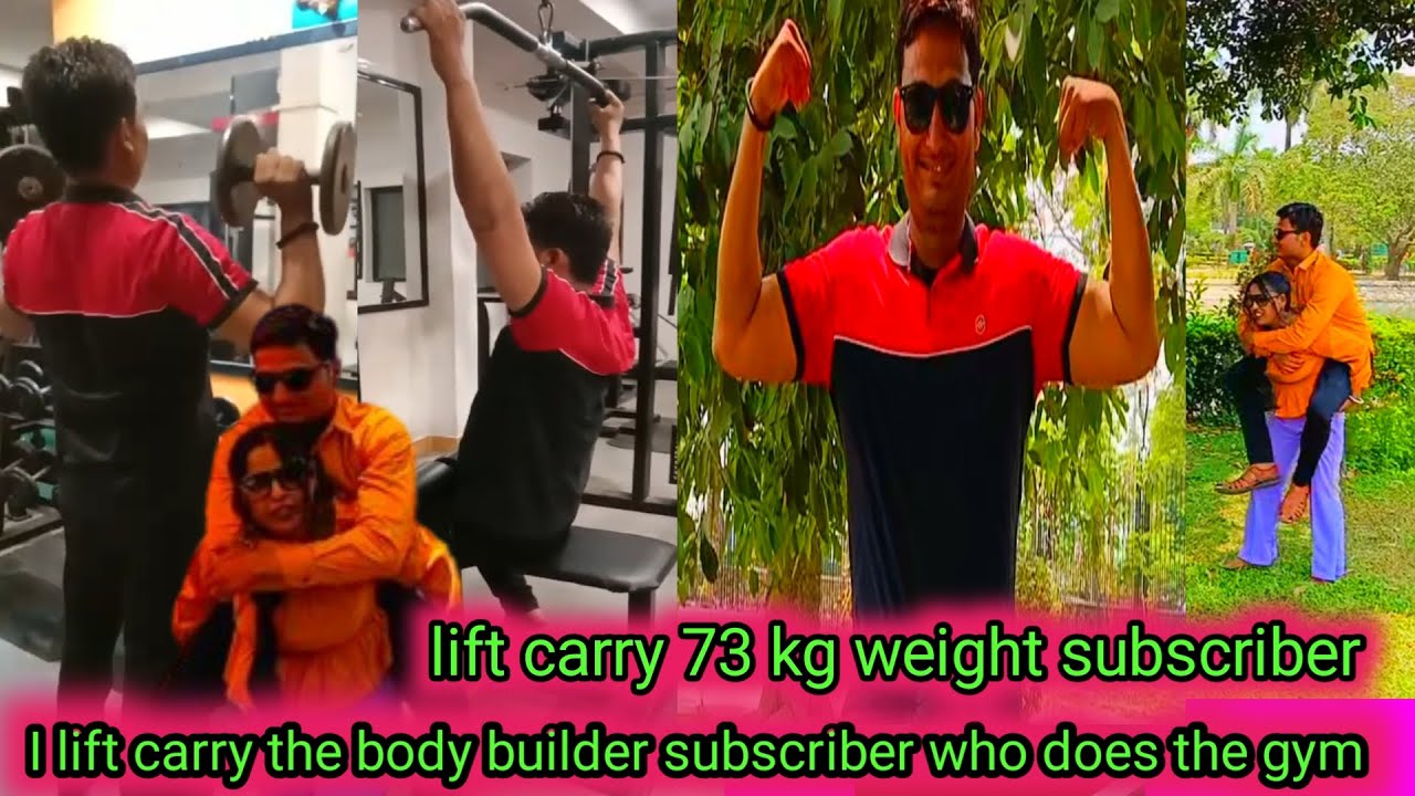 I made a liftcarry video in front of the public with 73kg a body ...