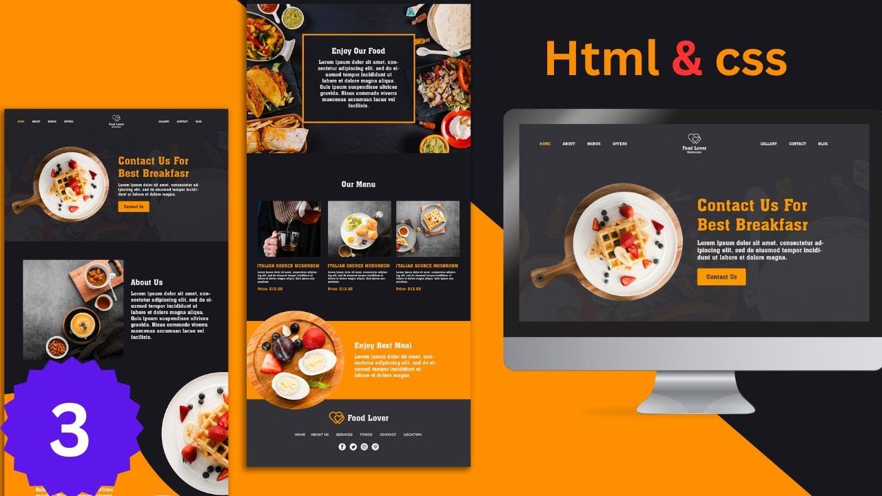 How To Create A Website Using Html & Css | Step-by-step Tutorial |#