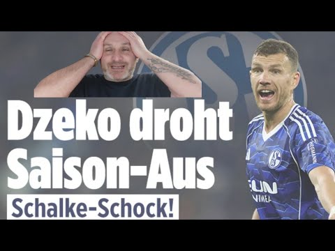 Schalke im Schock😱 Dzeko fällt für die Rest der Saison aus. 