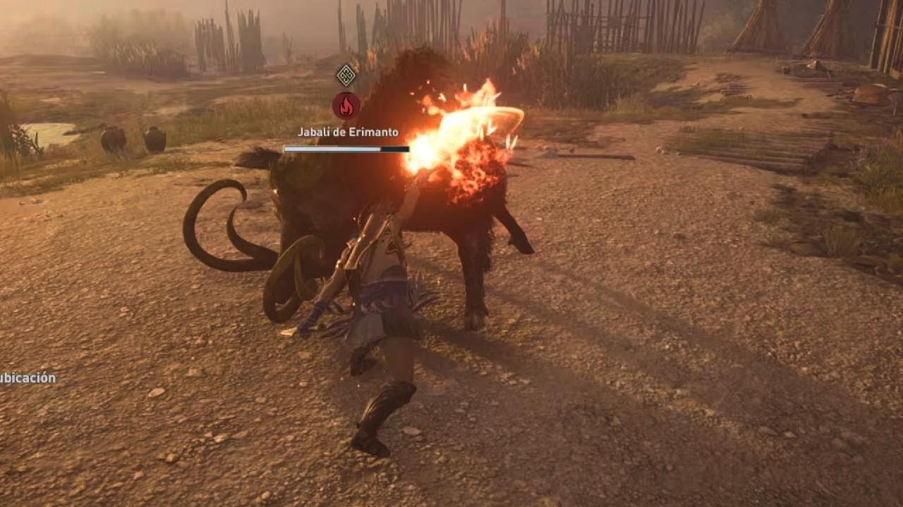 Assassin's Creed Odyssey-Cazando al Jabalí Erimsnto animales ...
