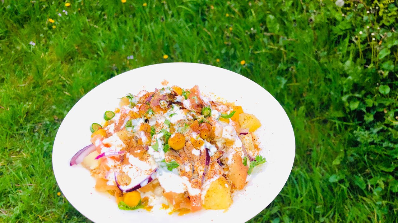 Papri chaat recipe | samosa chaat recipe | spicy easy papri chaat ...