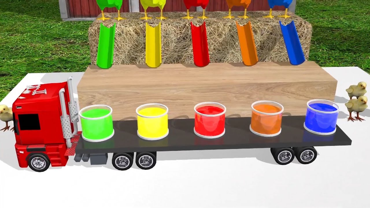 Learn Colors & Animals & Numbers | Happy Kids TV| - YouTube