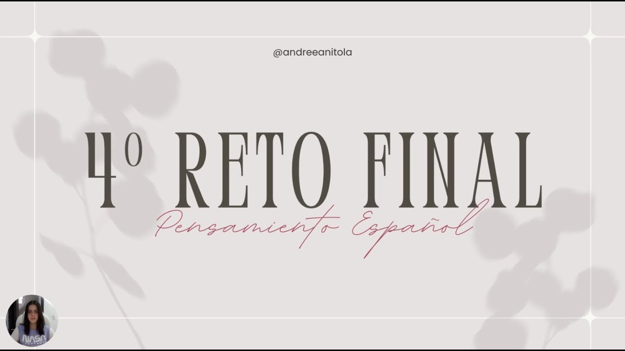 4° Reto Final Español - YouTube