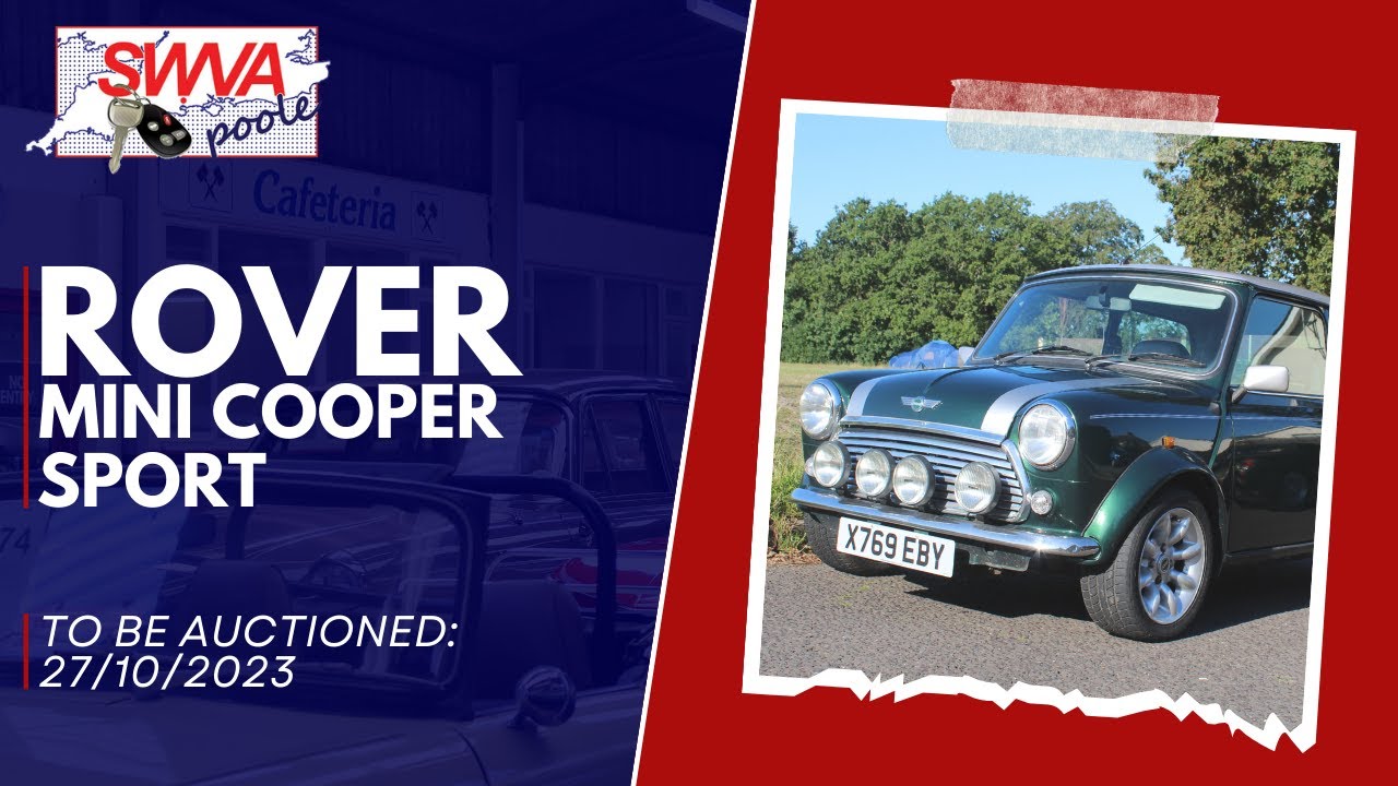 Lot 32 - Rover Mini Cooper Sport 2000 | SWVA 27th October 2023 Autumn ...