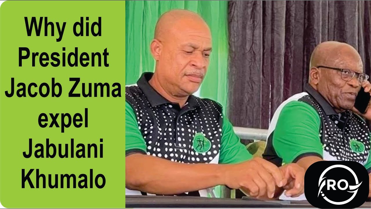 Why did Pres. Zuma expelled Jabulani Khumalo? - YouTube