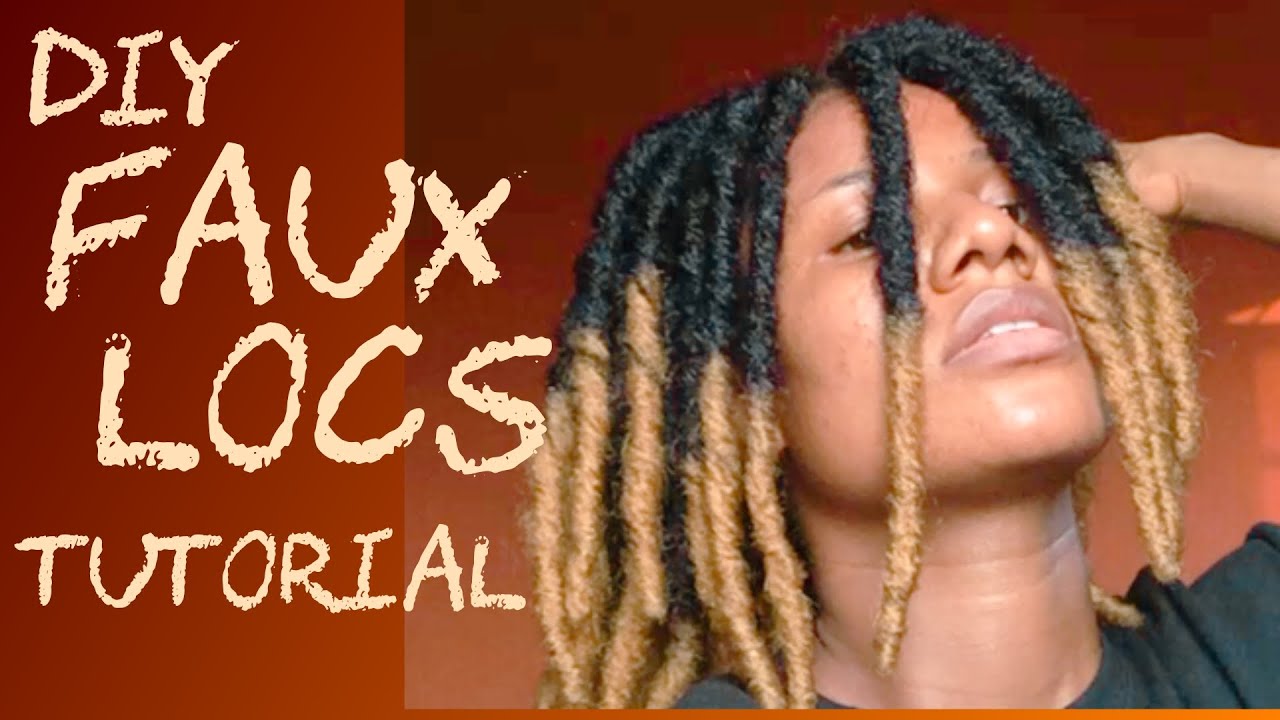 How to:Individual faux locs / Tutorial on faux locs | No cornrows ...