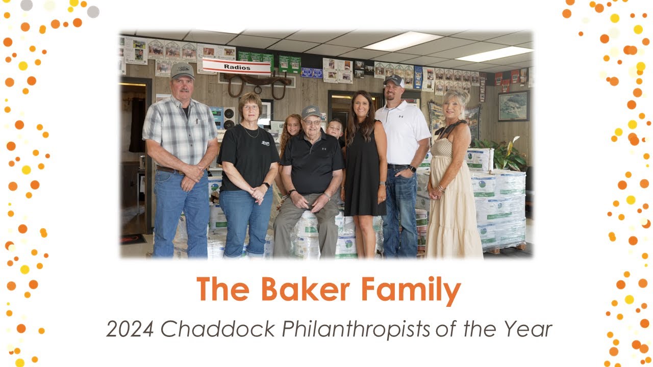 Baker Family | 2024 Chaddock Philanthropists of the Year - YouTube