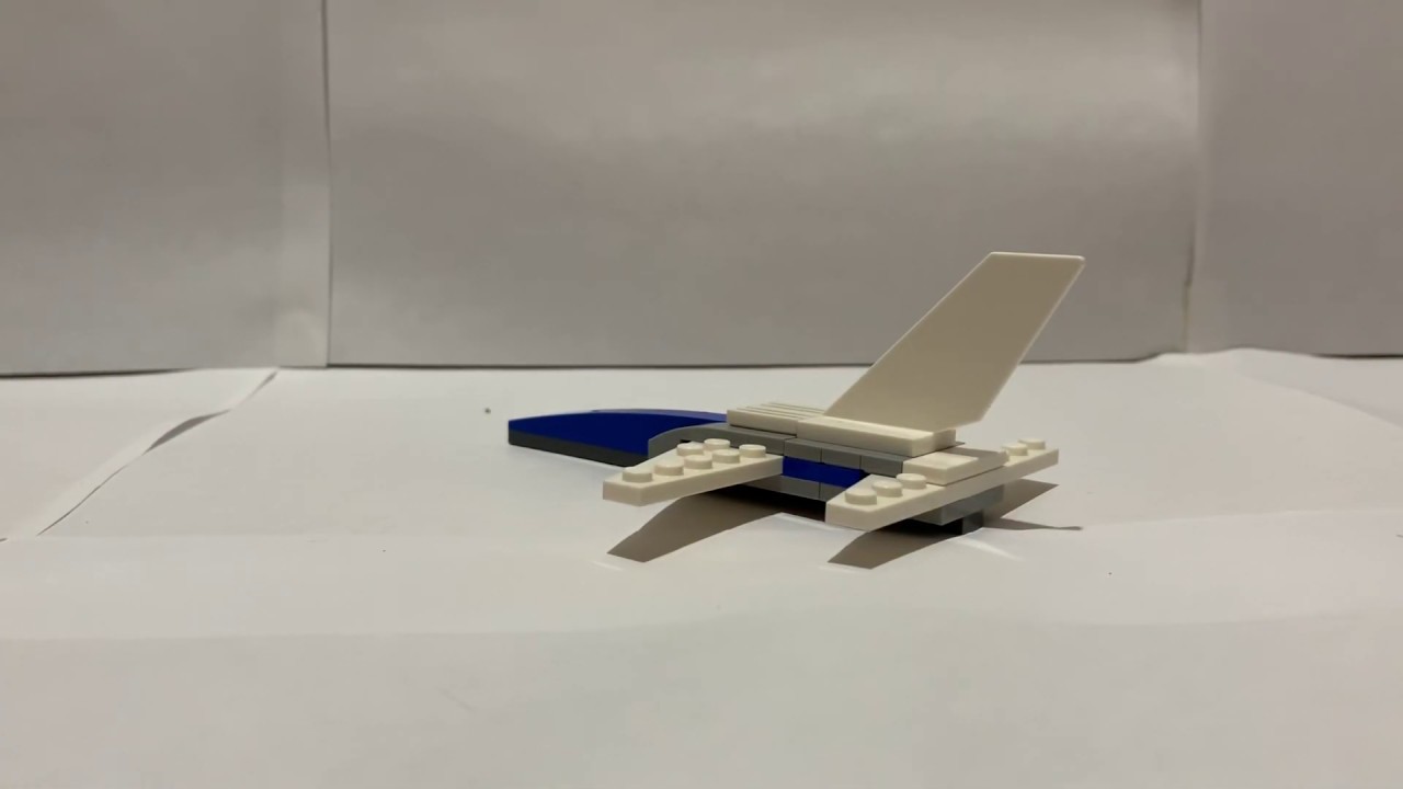 Como hacer un mini jet de lego - YouTube