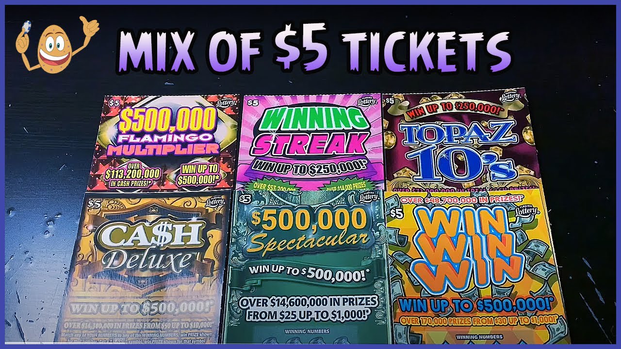MIX OF $5 TICKETS!! WILL TATER NATION WIN? - YouTube