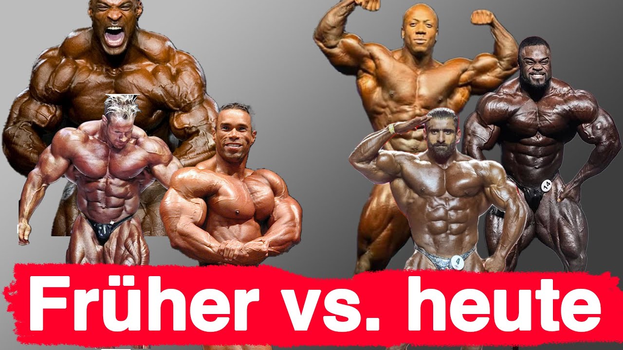 BODYBUILDING FRÜHER VS. HEUTE - Was ist dran an der Debatte? - YouTube