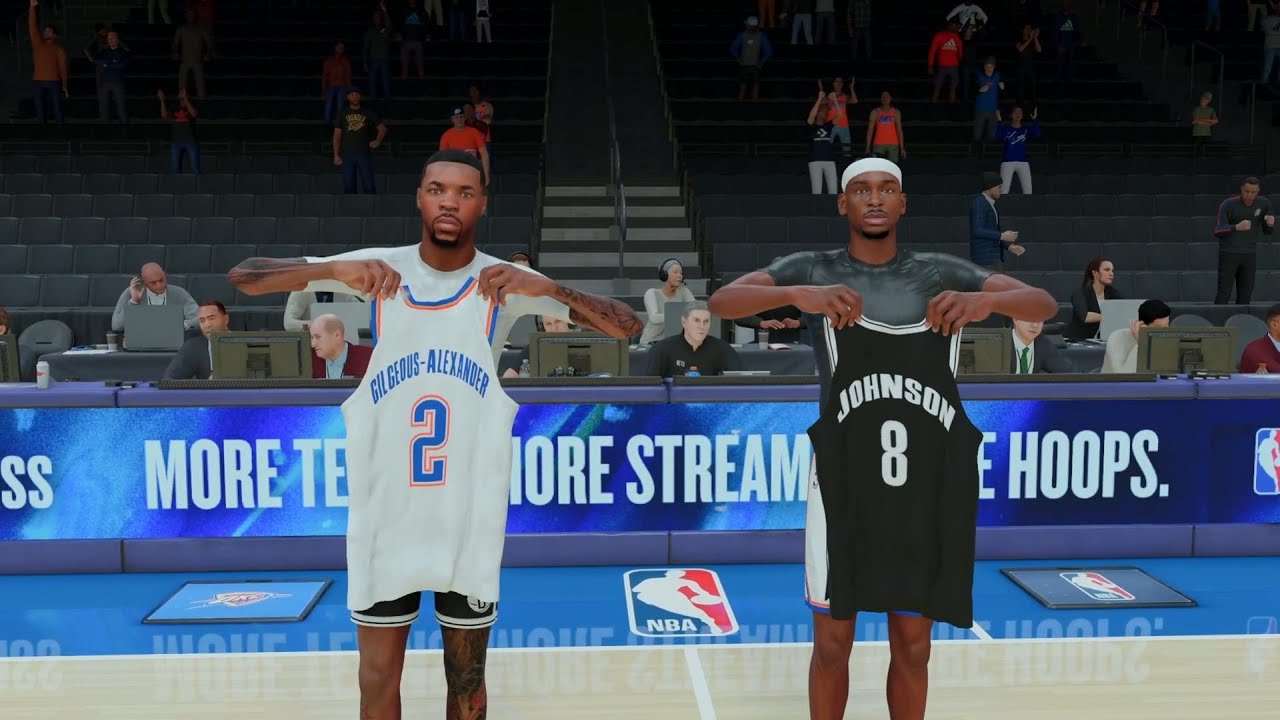 NBA 2K25 MyCareer - SGA Jersey Swap!! - YouTube