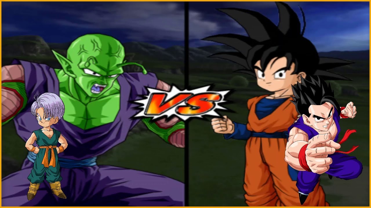Dragon Ball Z Budokai Tenkaichi 3 Piccolo (End) & Kid Trunks VS Goten & Adult Gohan [Request ...
