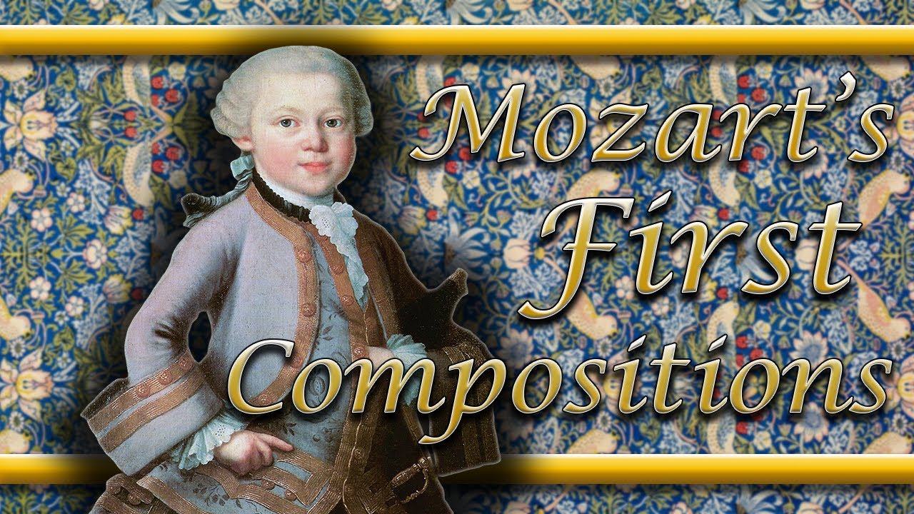 5 years old Mozart - First Compositions - Allegro in C, K. 1b - YouTube