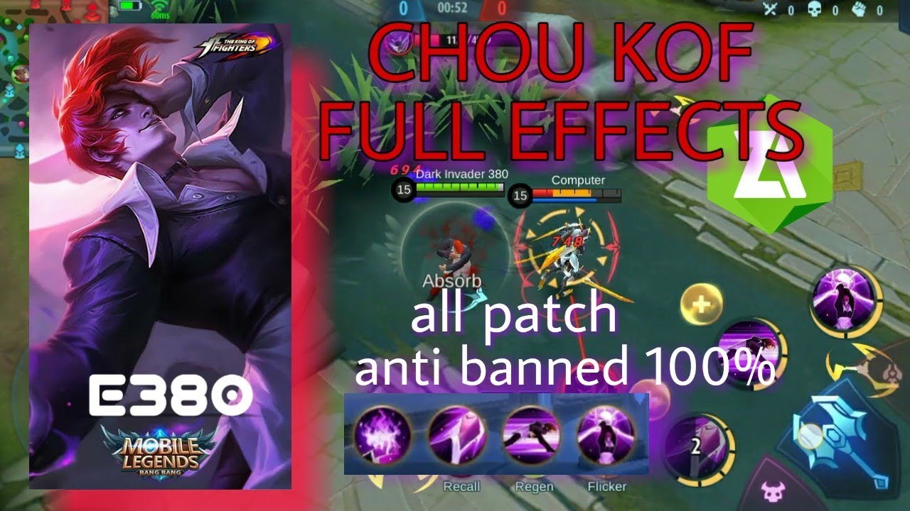 CHOU KOF FULL EFFECTS WITH VOICE SKILL AND FRAME EFFECTS by E380 ...