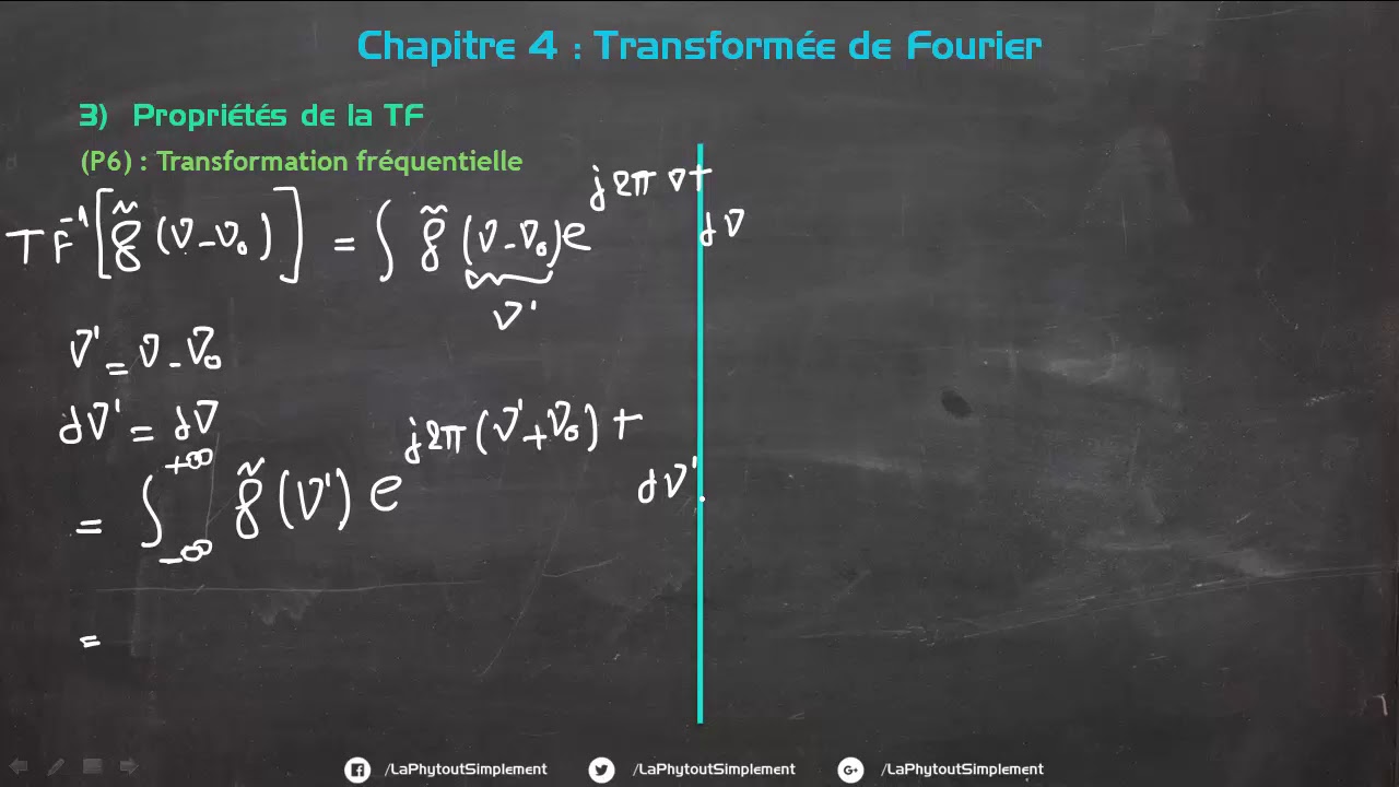 Transformée de Fourier -6- Les propriétés (partie 2) - YouTube