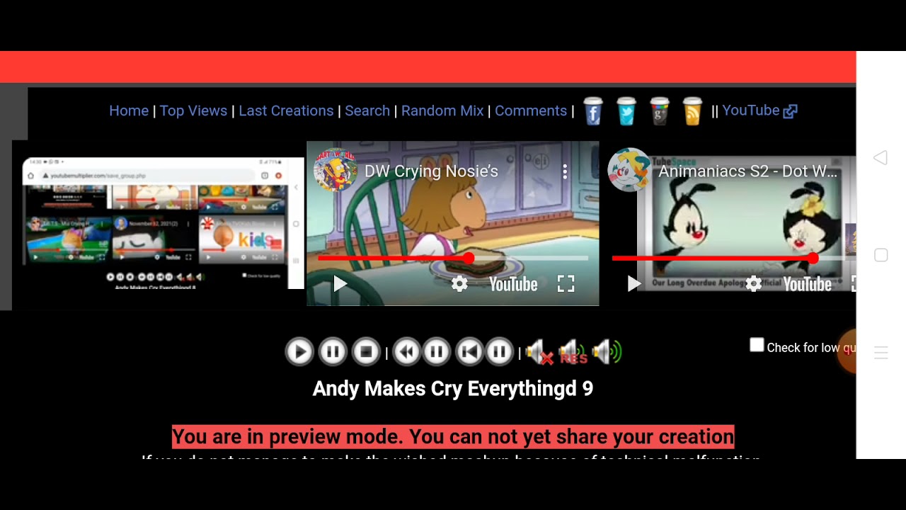 Andy Makes Cry Everything'd 9 - YouTube