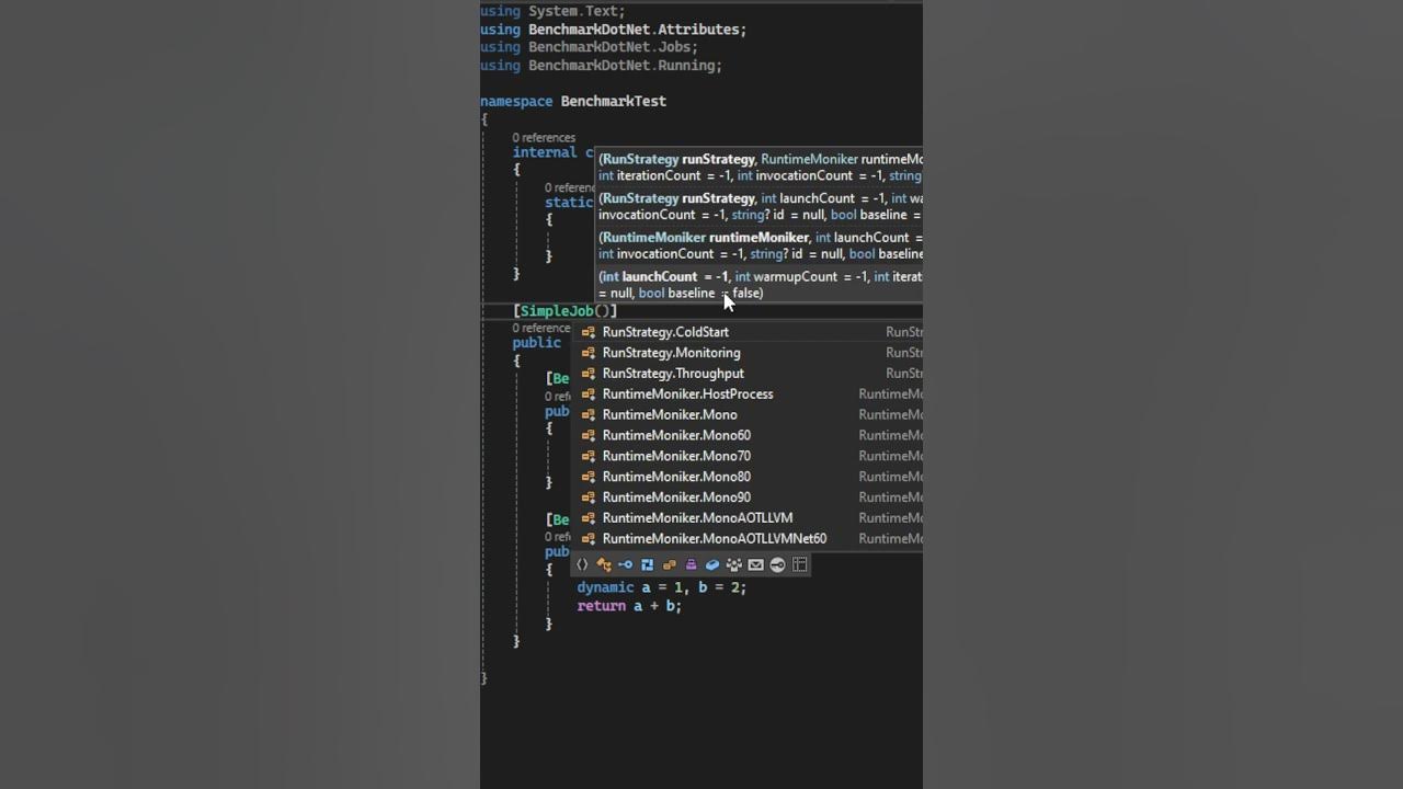 C# Performance Optimization : dynamic Keyword Benchmark #csharp #programming #dotnet - YouTube