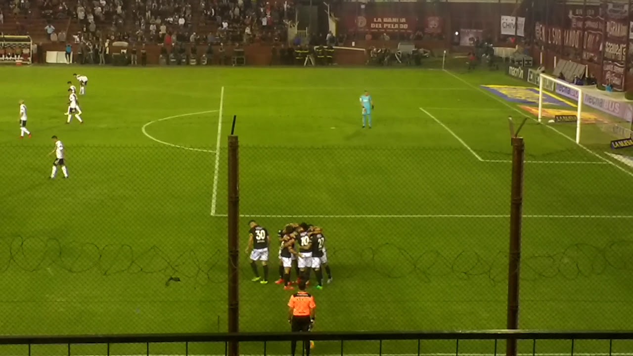 Gol de Alejandro Silva / Lanús 1 - River 0 (Fecha 15 - Superliga) - YouTube