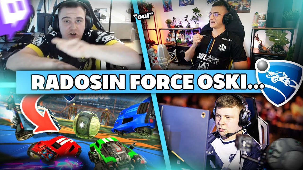 RADOSIN FORCE OSKI À TRASH VITALITY - Best of Rocket League FR #400 ...