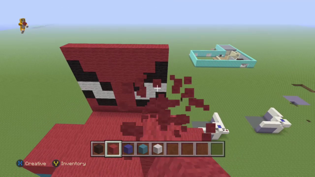 How To Make A Spiderman Statue In Minecraft #5 - YouTube