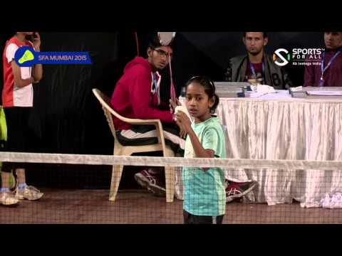 SFA Mumbai 2015 | Badminton | Mansi Uday Karekar Vs Thrisha Jawahar | Girls | U13 | R3